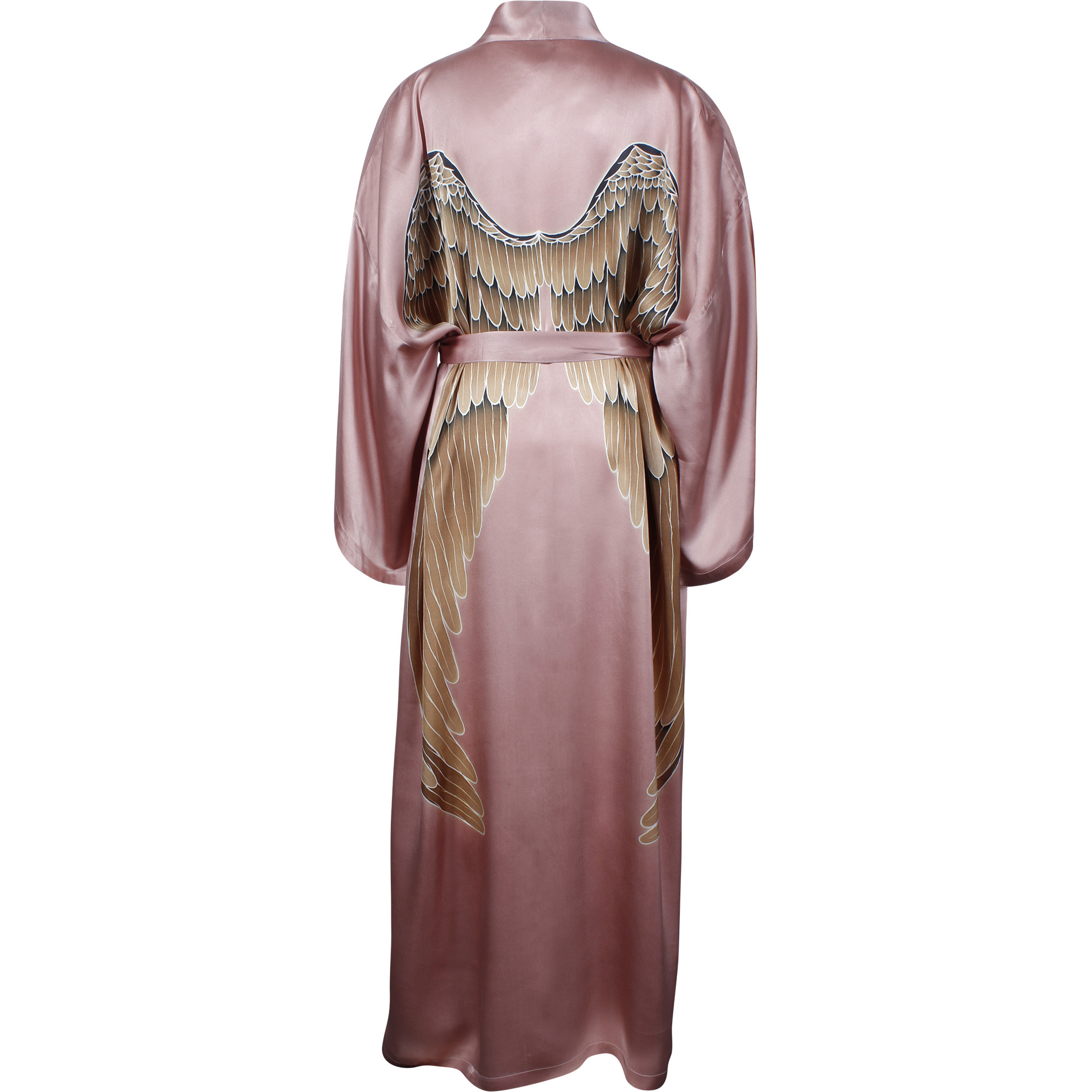 Warriors of the Divine Girls Silk Angel Wings Robe in Pink ...