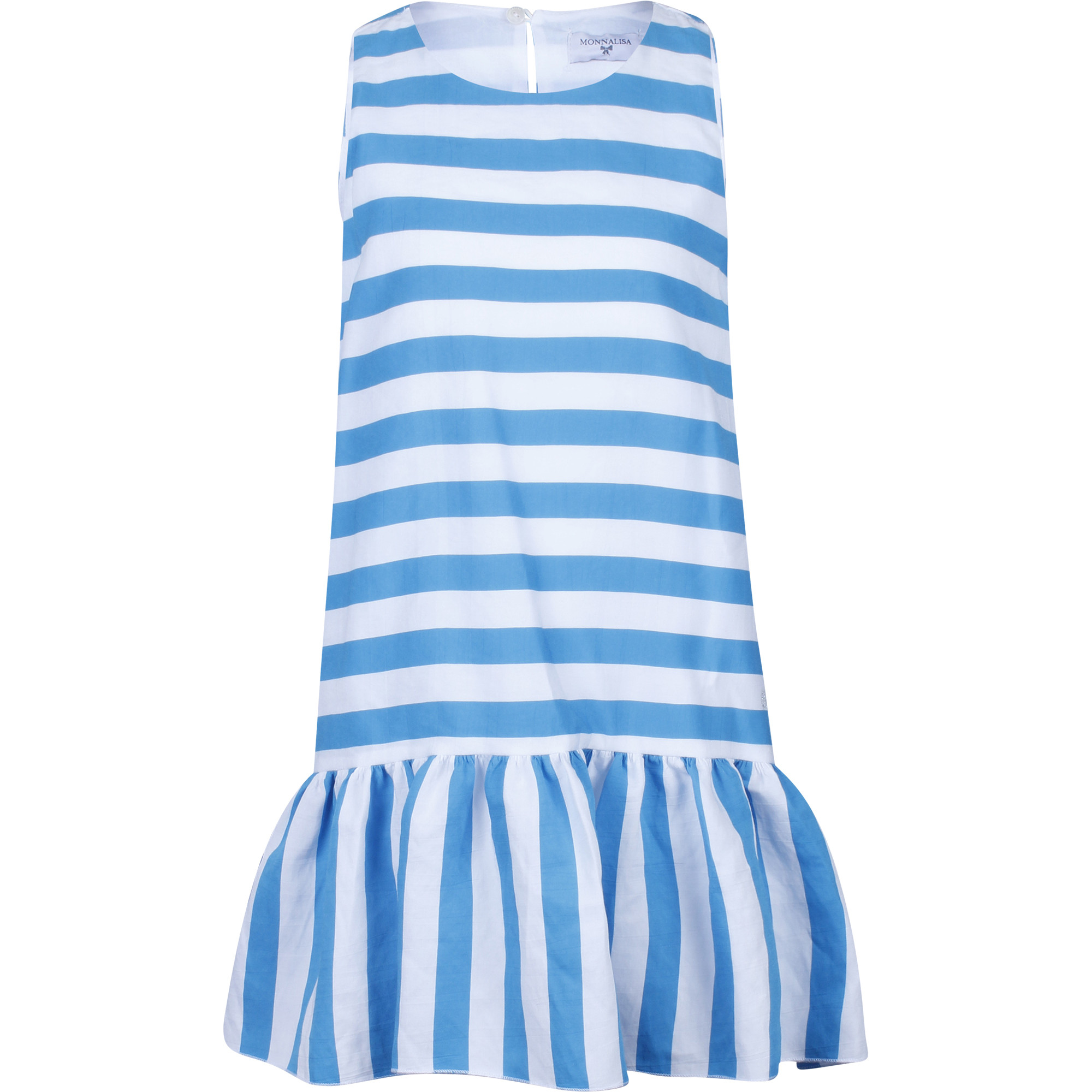 Monnalisa Girls Drop Waist Striped Dress Bambinifashioncom