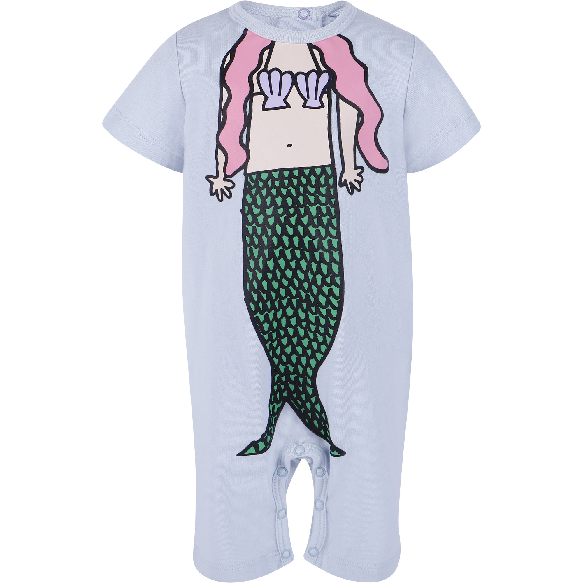 Stella McCartney Girls' Mermaid Bodysuit in Blue — BAMBINIFASHION.COM