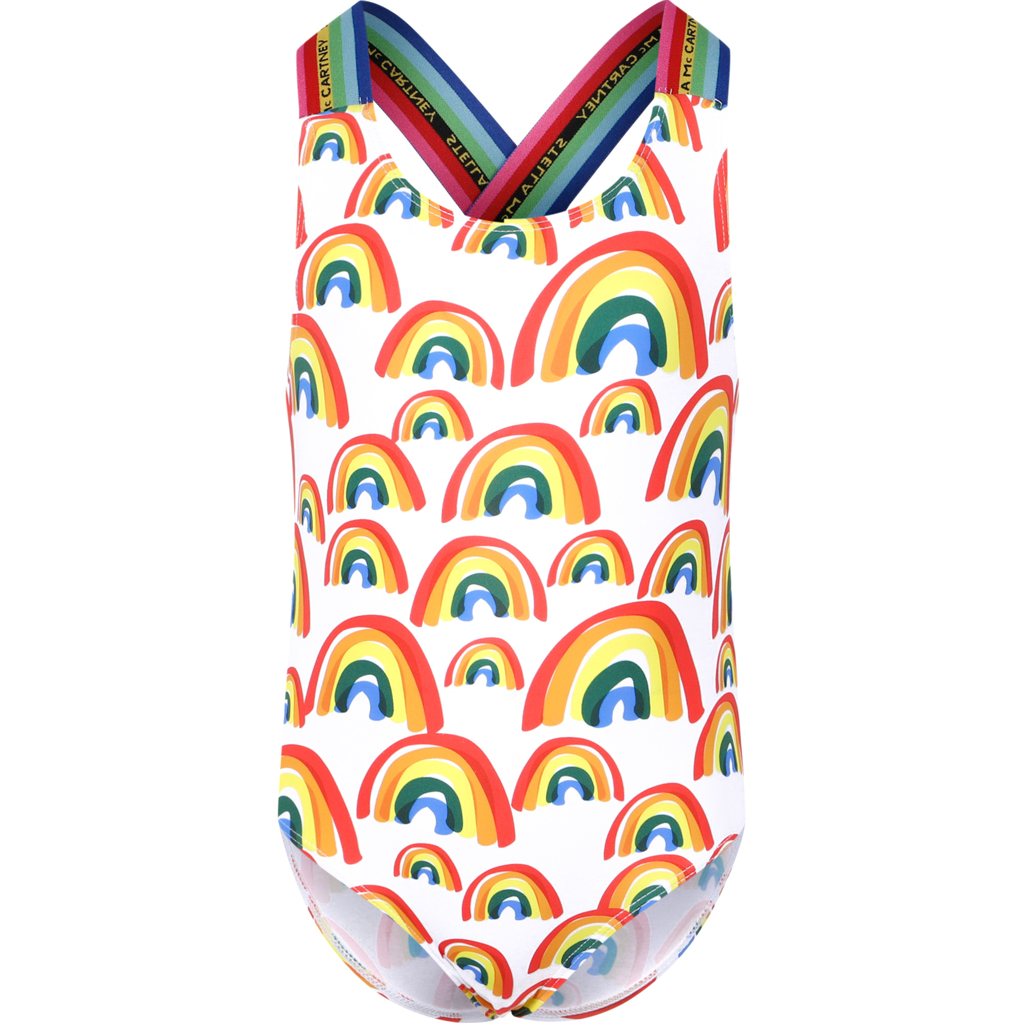 Stella McCartney Girls Rainbow Swimsuit — BAMBINIFASHION.COM