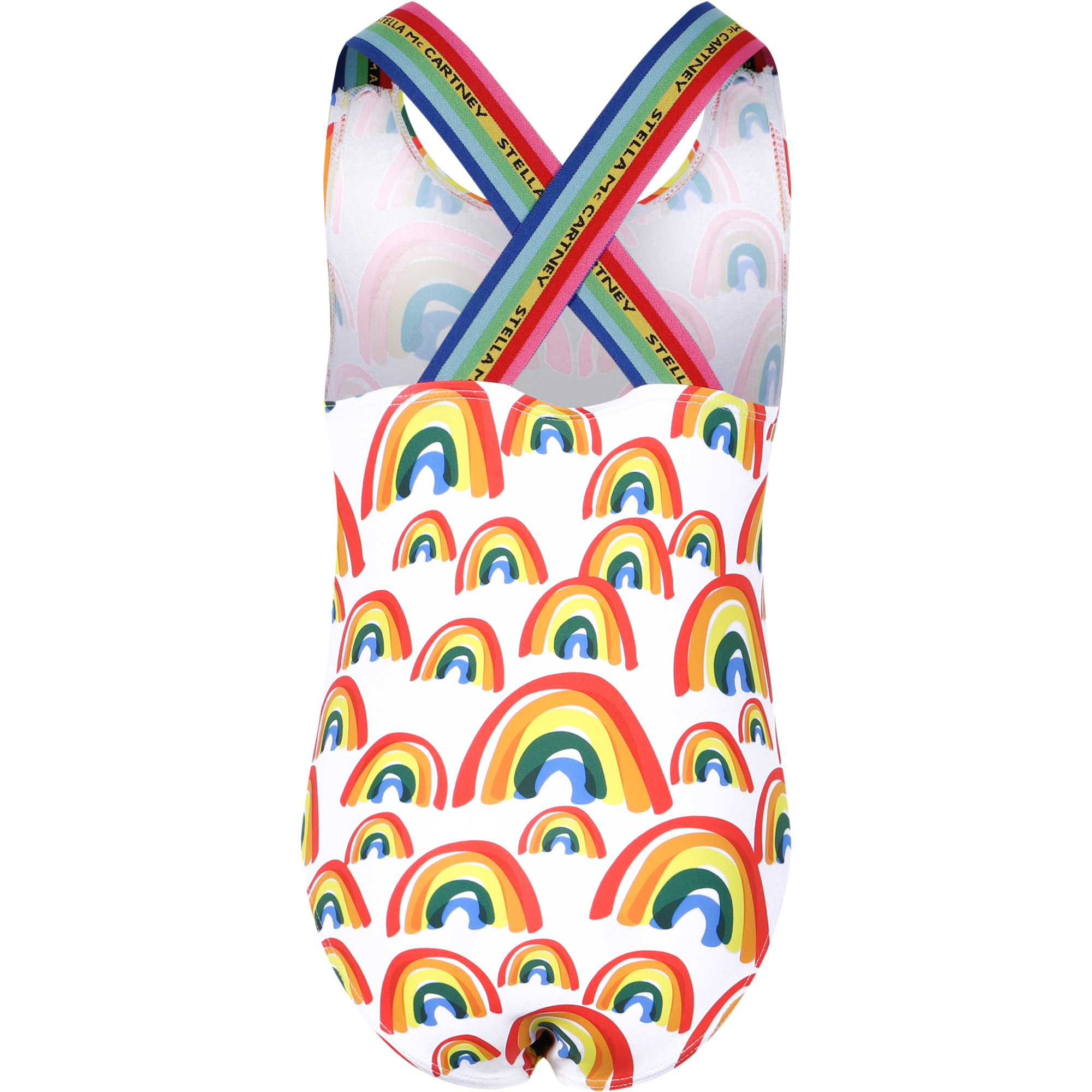 Stella McCartney Girls Rainbow Swimsuit — BAMBINIFASHION.COM