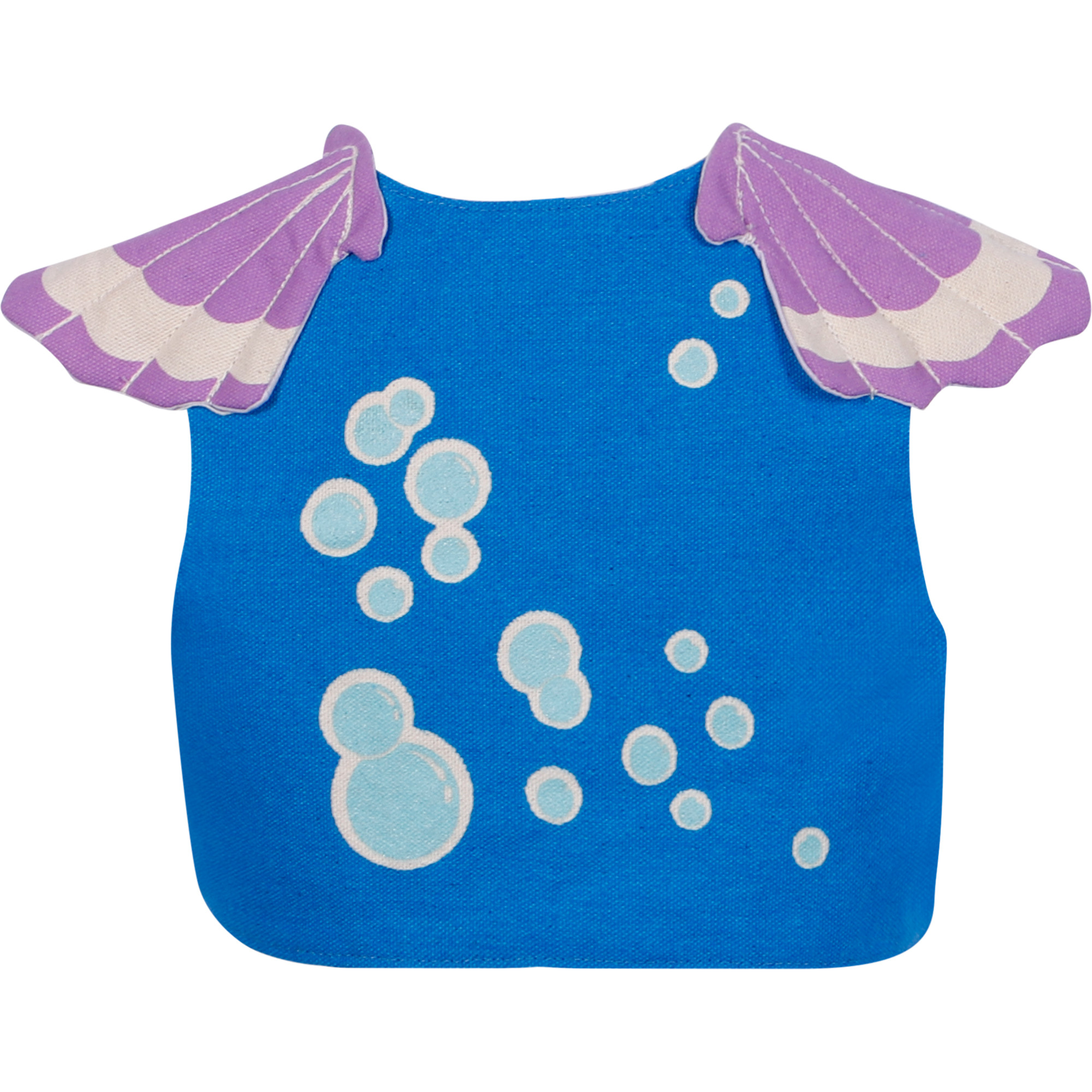 Lovelane Mermaid Costume Top in Blue - BAMBINIFASHION.COM