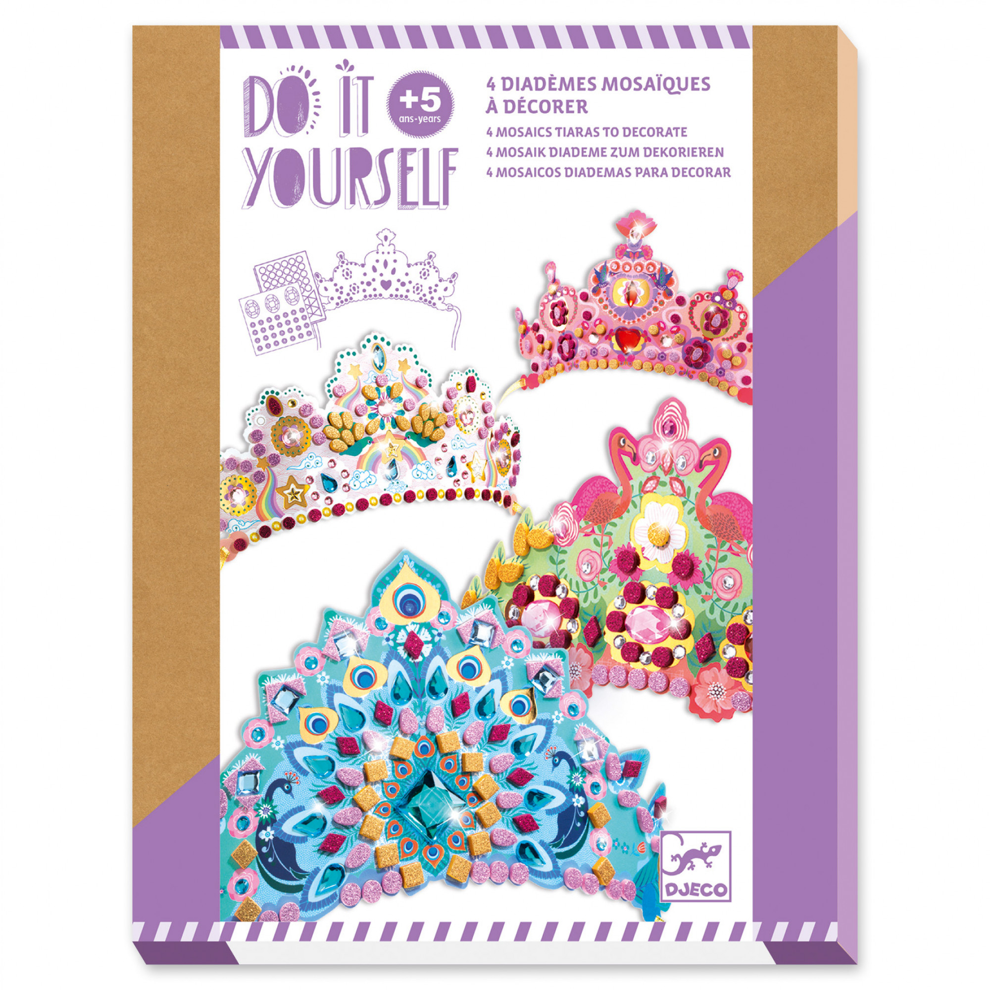 Djeco Do it Yourself Princess Tiaras Craft Set | BAMBINIFASHION.COM