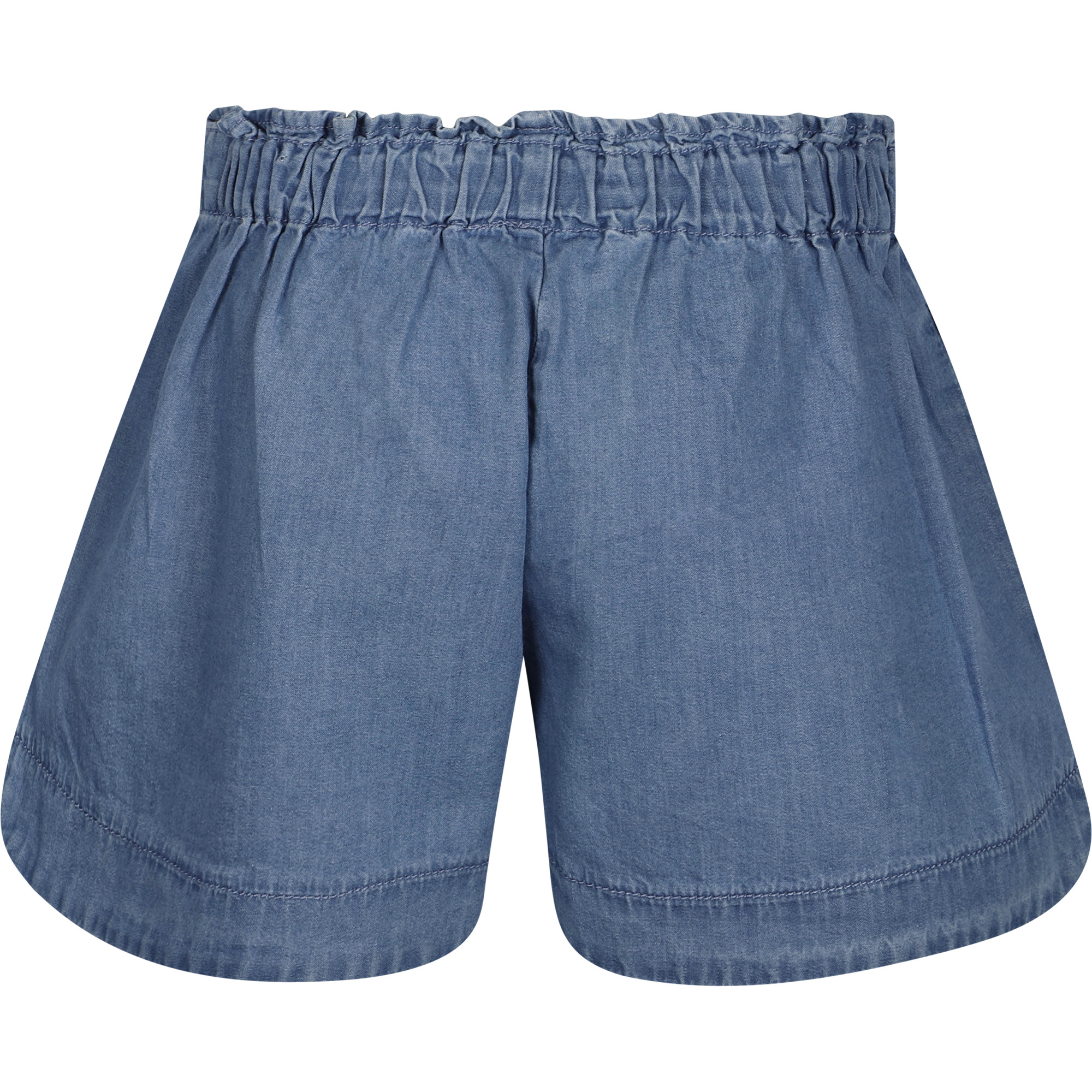 Mayoral Ruffled Shorts in Blue - BAMBINIFASHION.COM