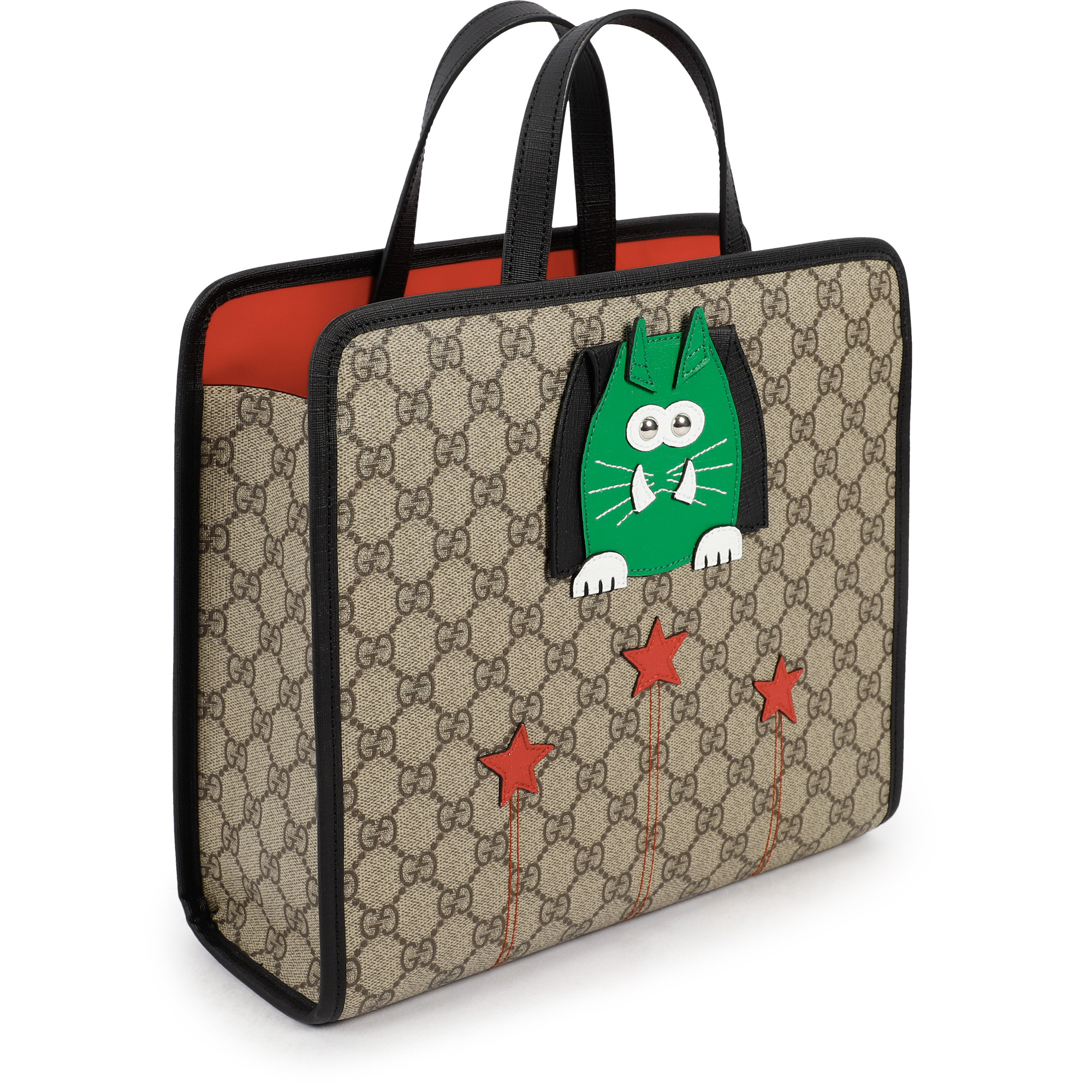 Gucci GG Cat Handbag in Beige - BAMBINIFASHION.COM