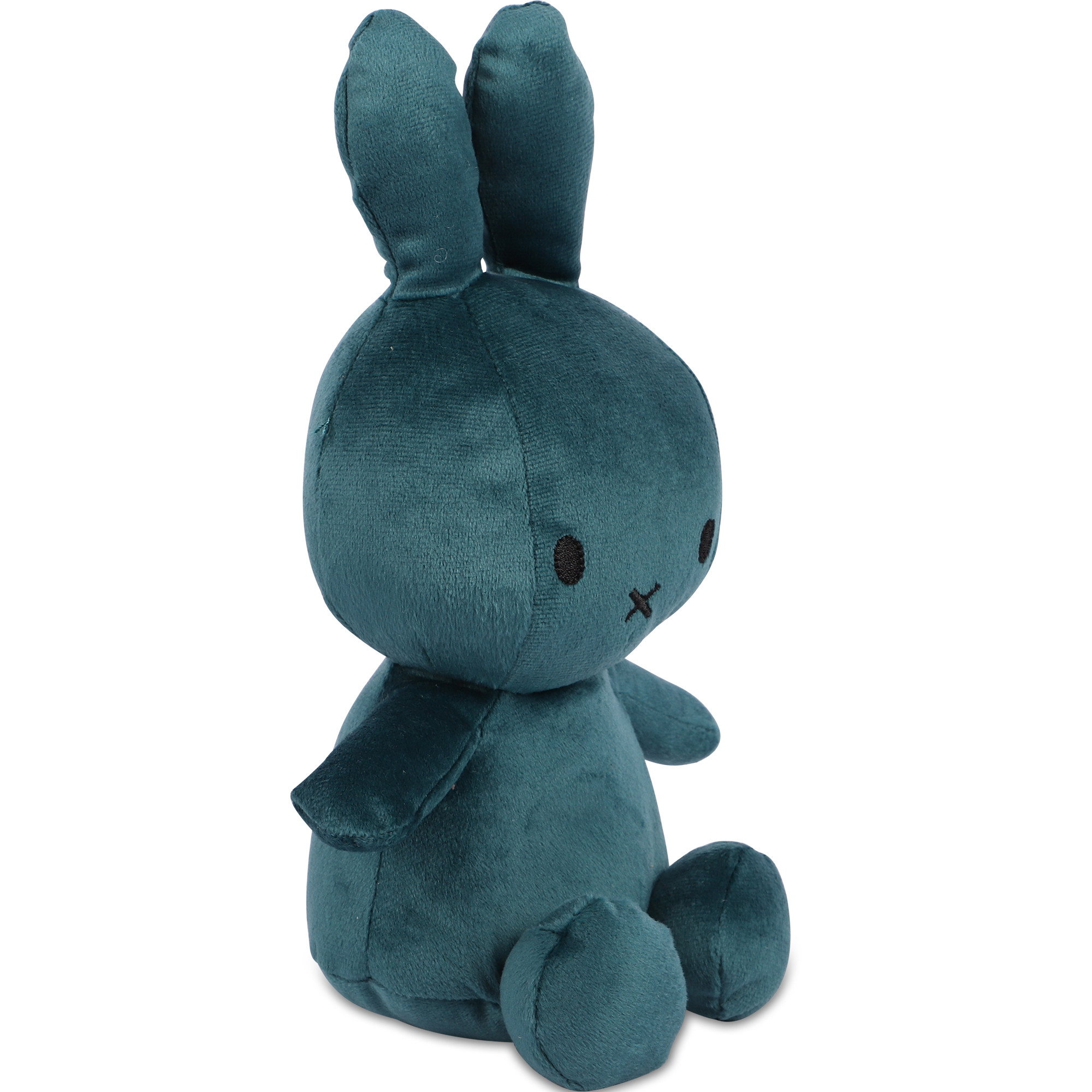 Miffy Velvet Miffy Doll in Dark Green 23 cm — BAMBINIFASHION.COM