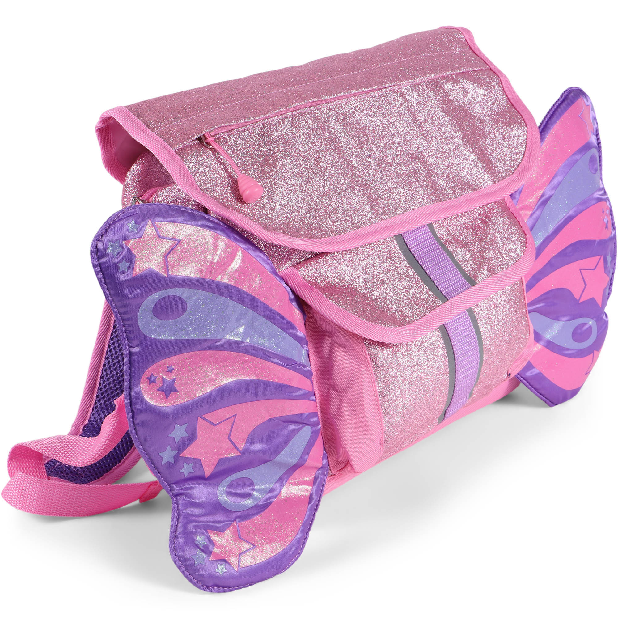 Bixbee Girls Butterfly Sparkle Backpack in Pink — BAMBINIFASHION.COM