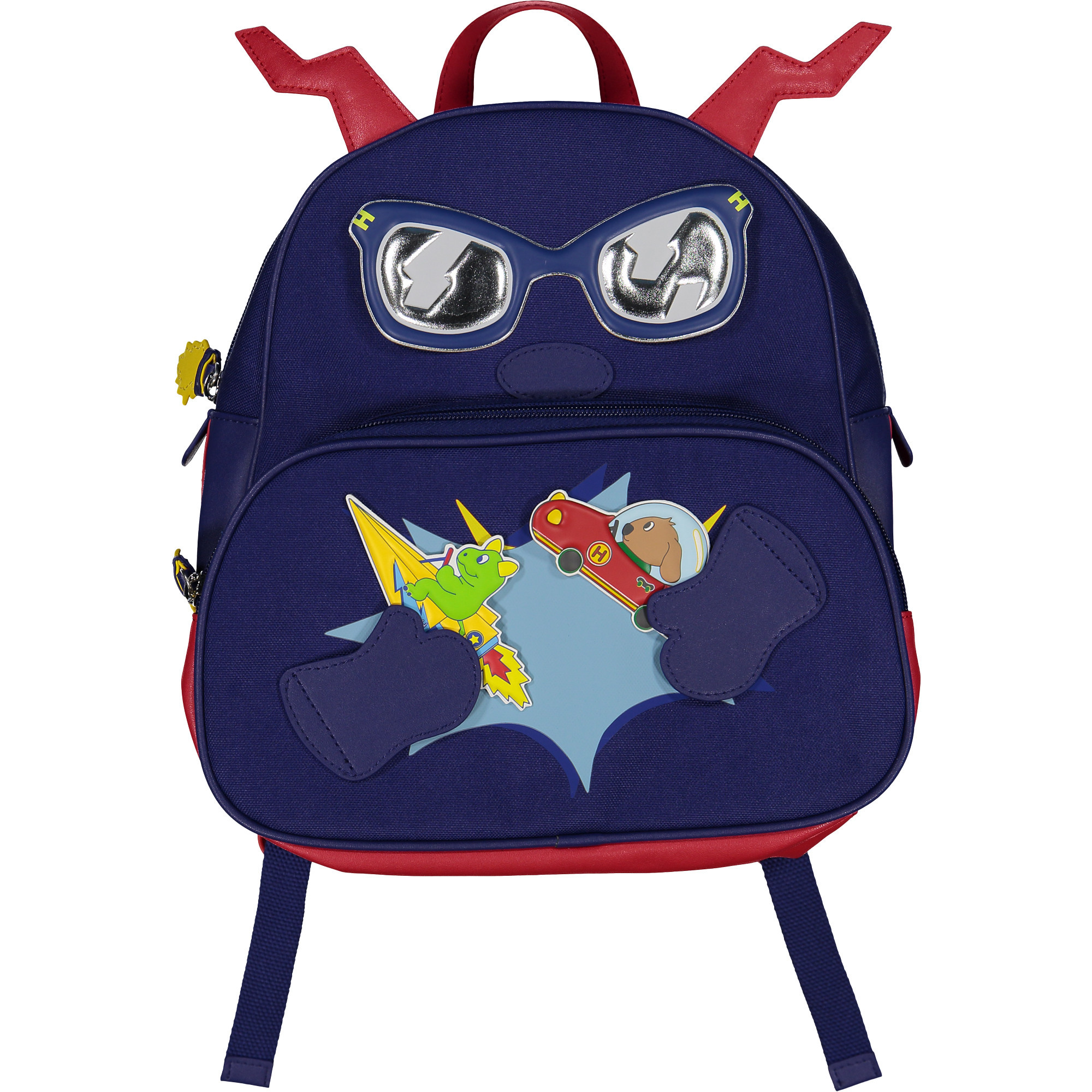 Elie & Hiro Boys Customizable Rocket Backpack in Blue — BAMBINIFASHION.COM