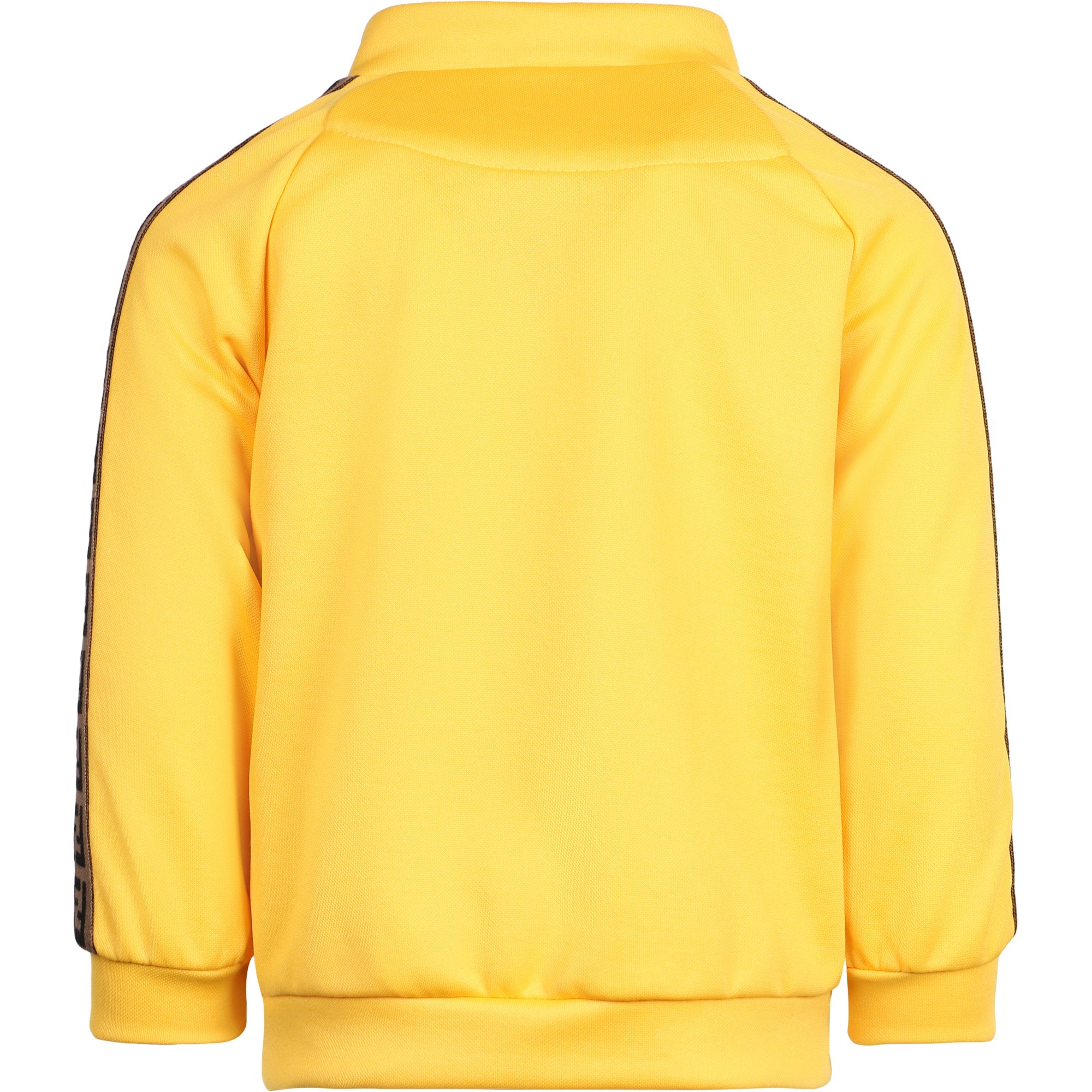 Fendi Baby Zip-Up Sweatshirt in Yellow — BAMBINIFASHION.COM
