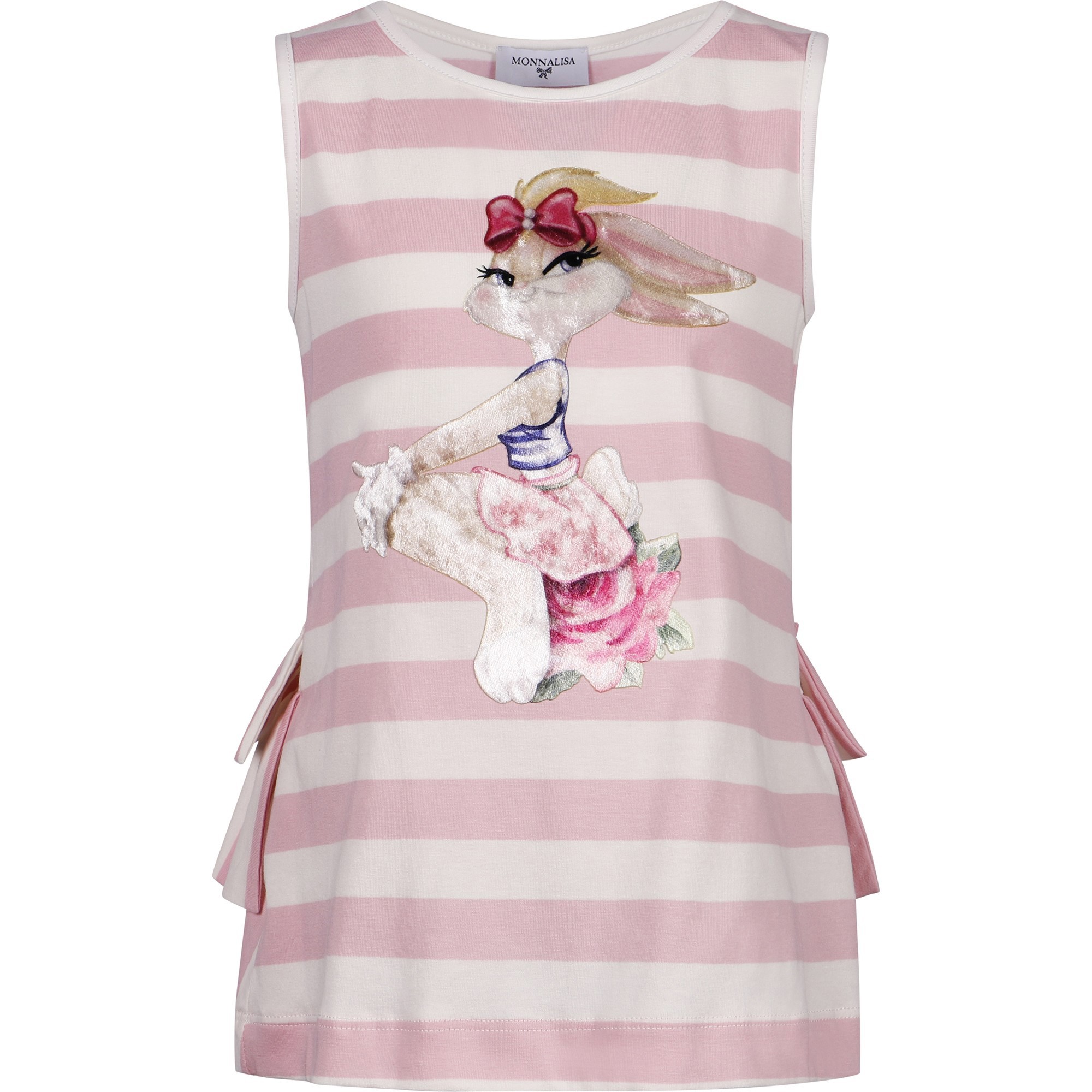 Monnalisa Girls Sleeveless "Honey Bunny" Top | BAMBINIFASHION.COM